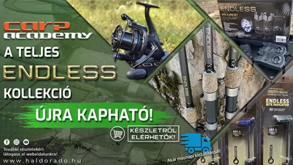 Újra elérhetőek a nészerű Carp Academy Endless termékek