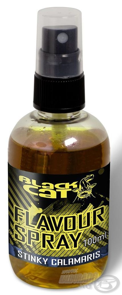 BLACK CAT Flavour Spray Stinky Calamaris - Haldorádó horgász áruház
