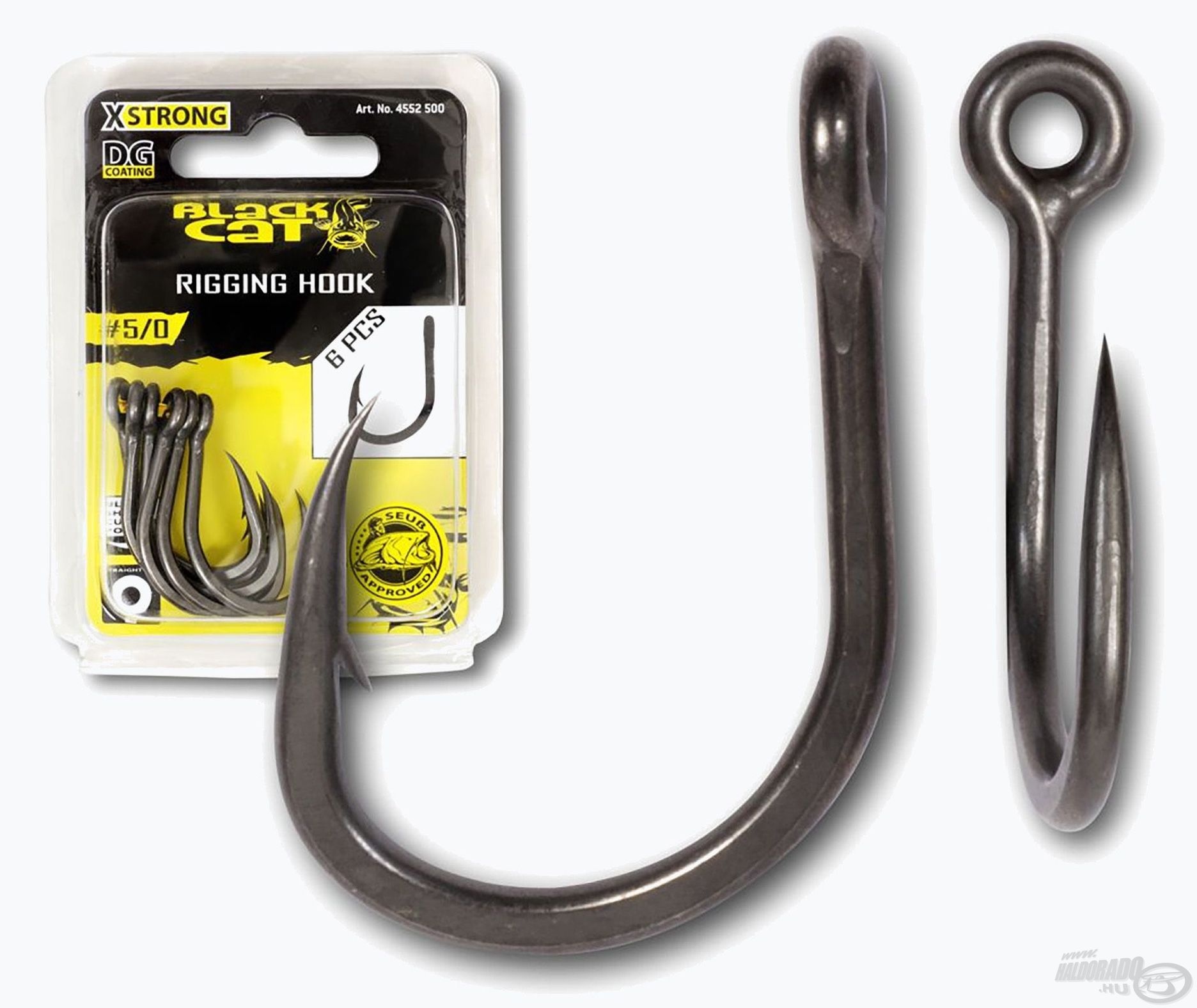 BLACK CAT Rigging Hook 5/0 | Haldorádó Webáruház