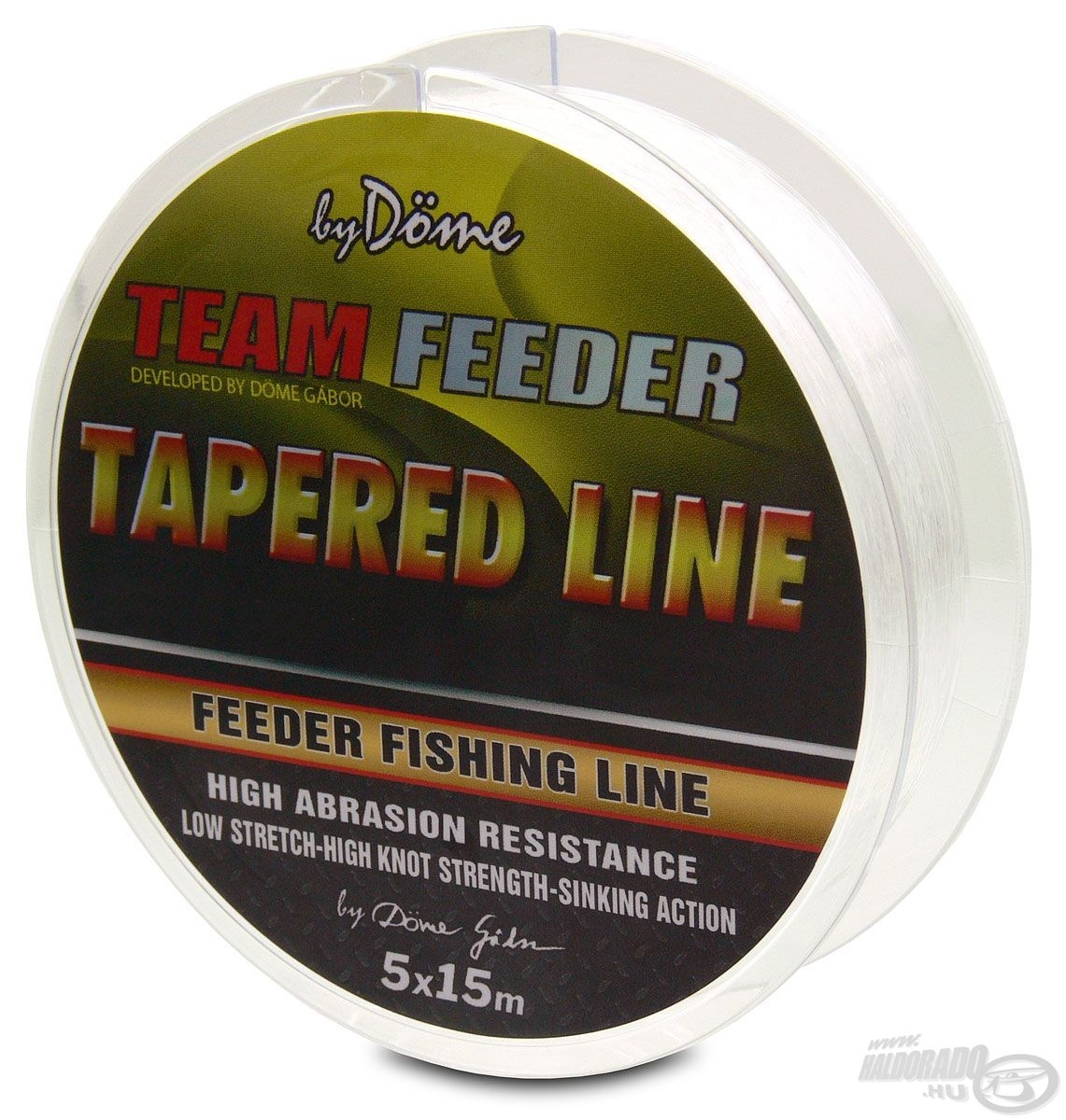 By Döme TEAM FEEDER Tapered Leader 5x15 m - 0,165-0,22 mm | Haldorádó ...