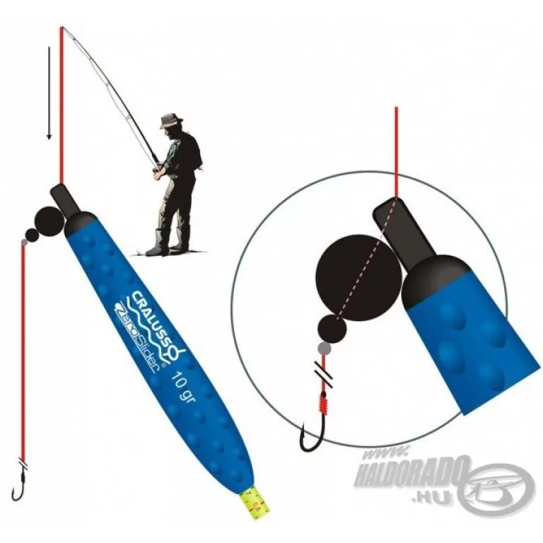 CRALUSSO Zero Slider 8 g - Haldorádó horgász áruház