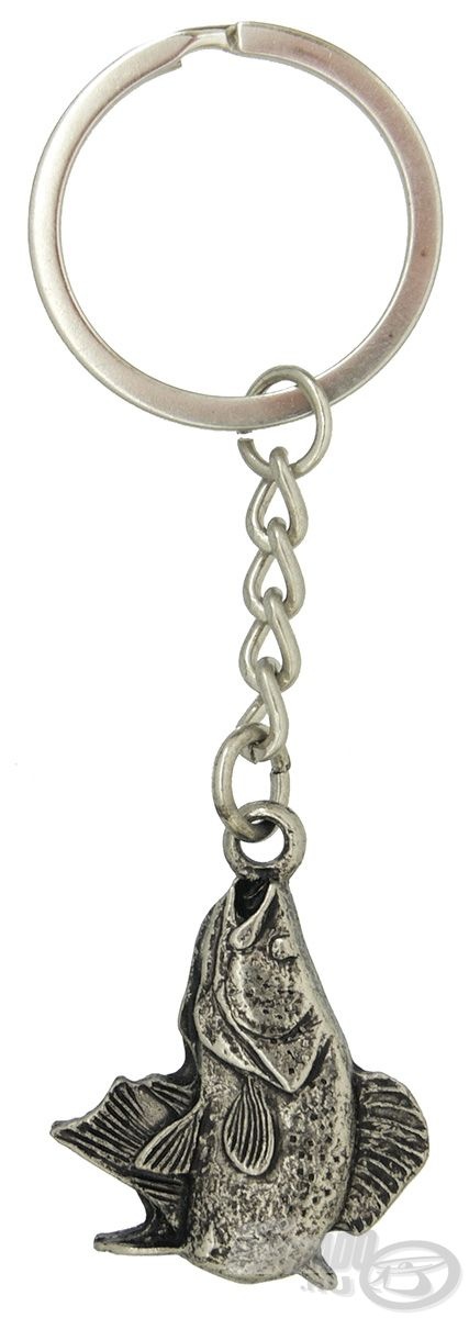 ECO Zenit Halas kulcstartó - Süllő (ezüst-fém) - Haldorádó horgász áruház