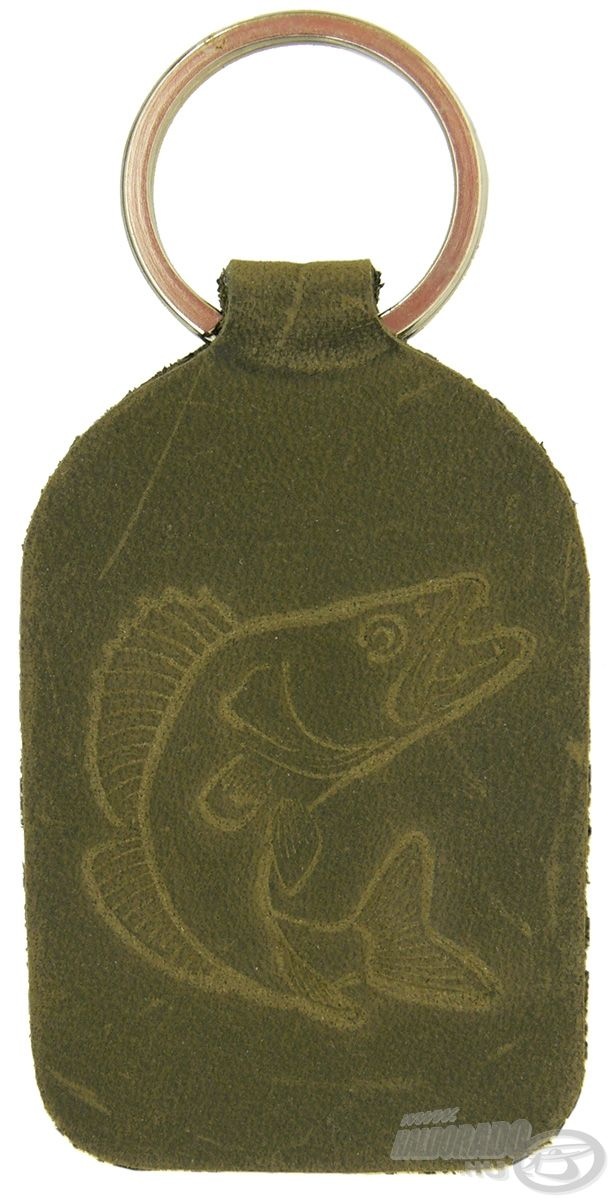 ECO Zenit Halas kulcstartó - Süllő (zöld-bőr) - Haldorádó horgász áruház