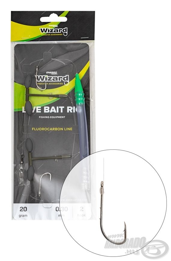 ENERGOTEAM Wizard Live Bait Rig Medium - Haldorádó horgász áruház