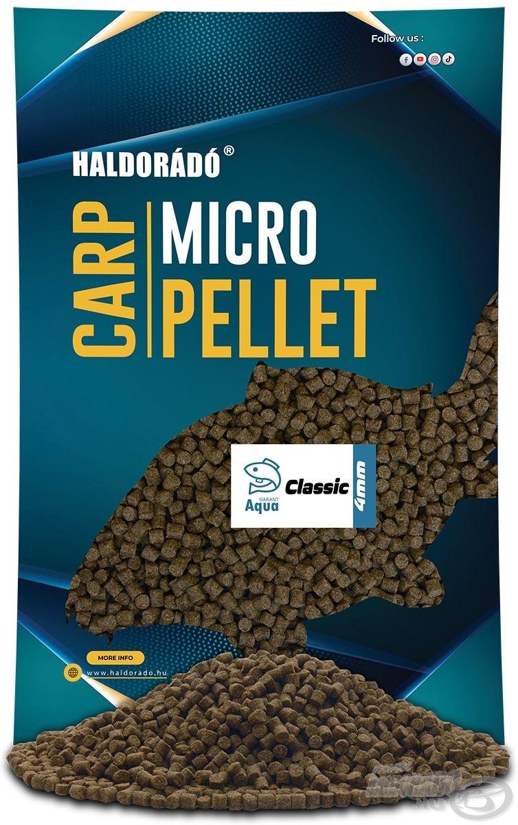 HALDORÁDÓ Carp Micro Pellet - Aqua Garant Classic Pellet 4 mm ...