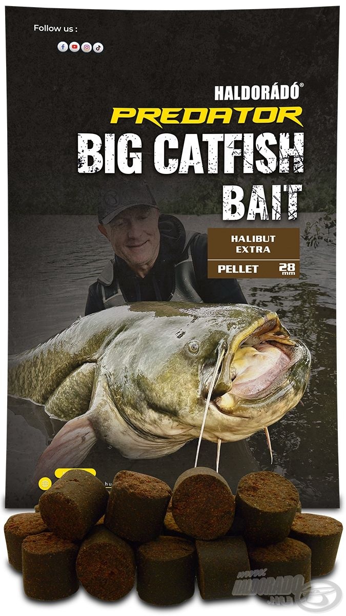 HALDORÁDÓ Catfish Bait Pellet 28 mm - Halibut Extra 1 kg - Haldorádó ...