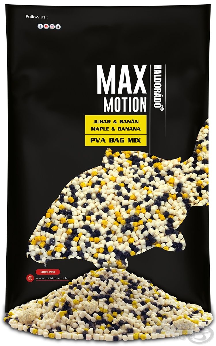 HALDORÁDÓ MAX MOTION PVA Bag Mix - Juhar & Banán | Haldorádó Webáruház
