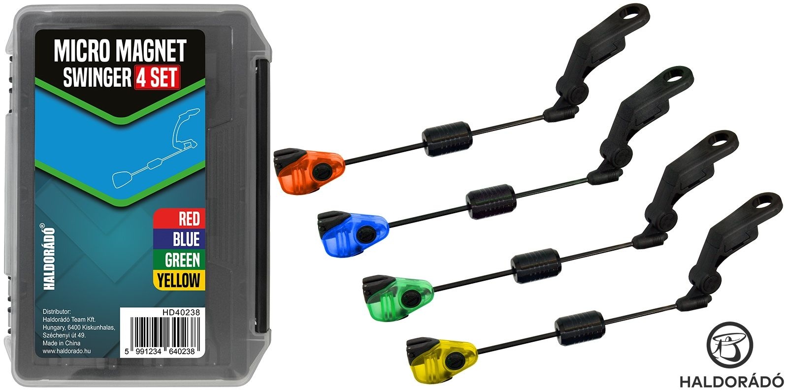 HALDORÁDÓ Micro Magnet súlyozható mágneses merevkaros swinger szett 4 ...