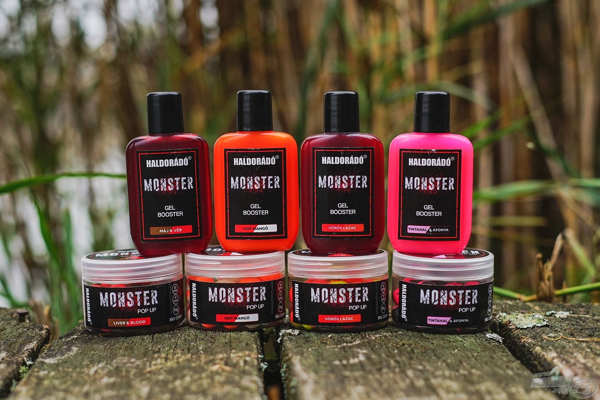 HALDORÁDÓ MONSTER Gel Booster - Hot Mangó - Haldorádó horgász áruház