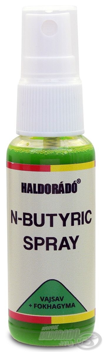 HALDORÁDÓ N-Butyric Spray - Vajsav + Fokhagyma - Haldorádó horgász áruház