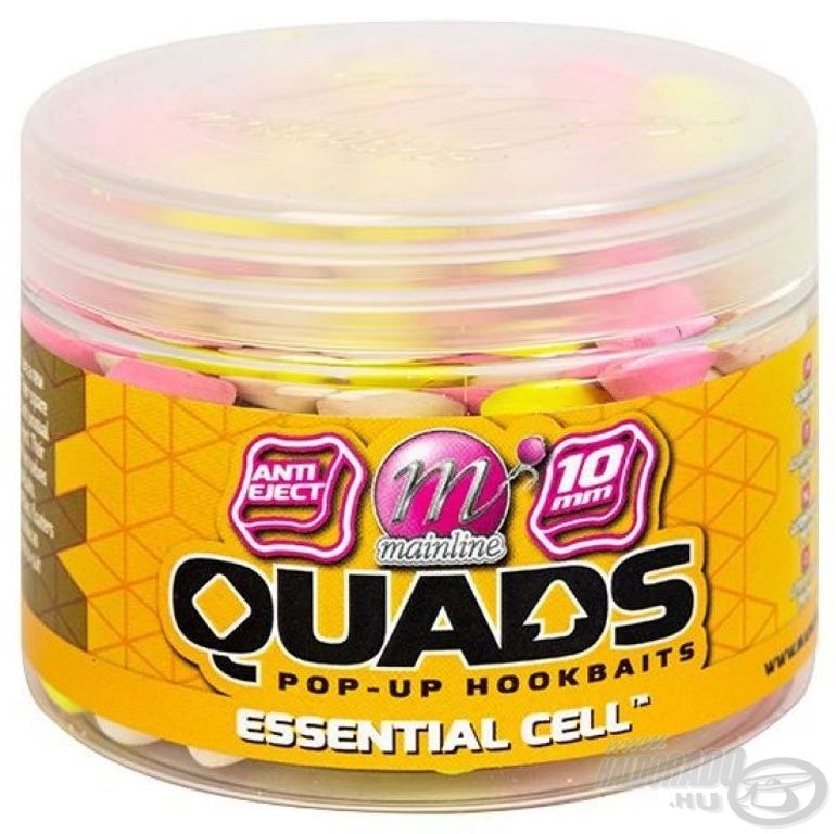 MAINLINE Quads Pop Up Baits Essential Cell 10 mm - Haldorádó horgász áruház
