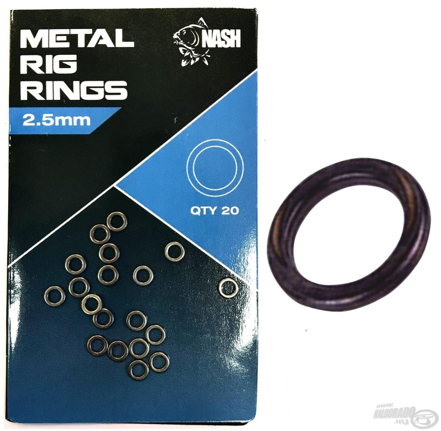 NASH Metal Rig Rings 3 mm - Haldorádó horgász áruház