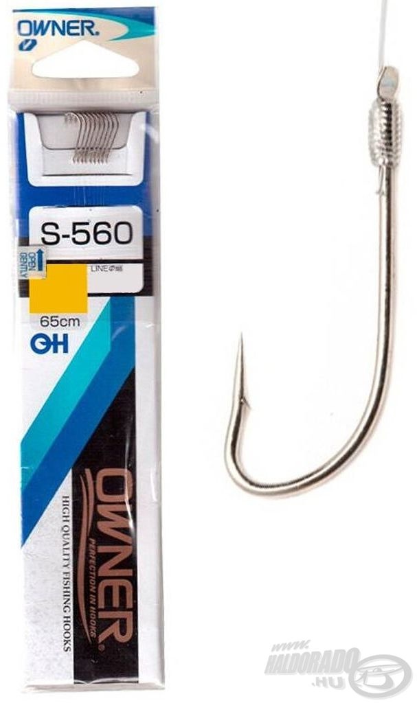 OWNER Előkötött keszegező horog S-560 - 16 / 0,12 mm | Haldorádó Webáruház