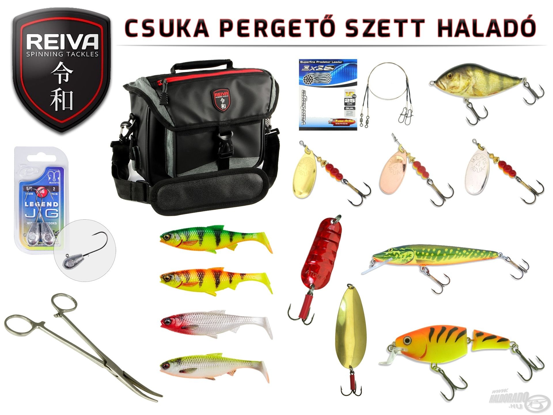 REIVA Csuka Pergető szett haladó | Haldorádó Webáruház