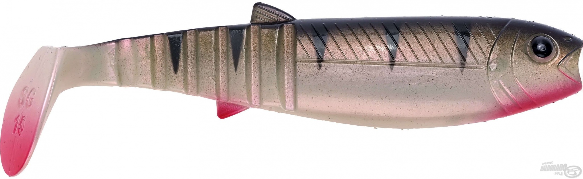 SAVAGE GEAR Cannibal Shad 15 cm - Perch 1 db - Haldorádó horgász áruház