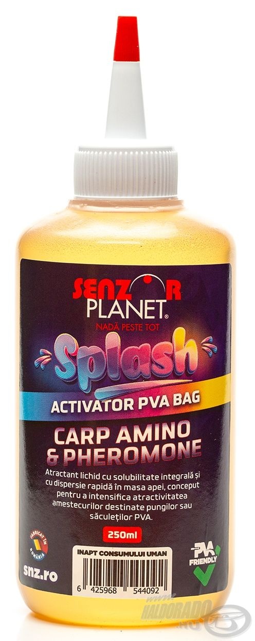 Senzor Planet Splash PVA Bag Activator - Amino-Feromon - Haldorádó horgász áruház