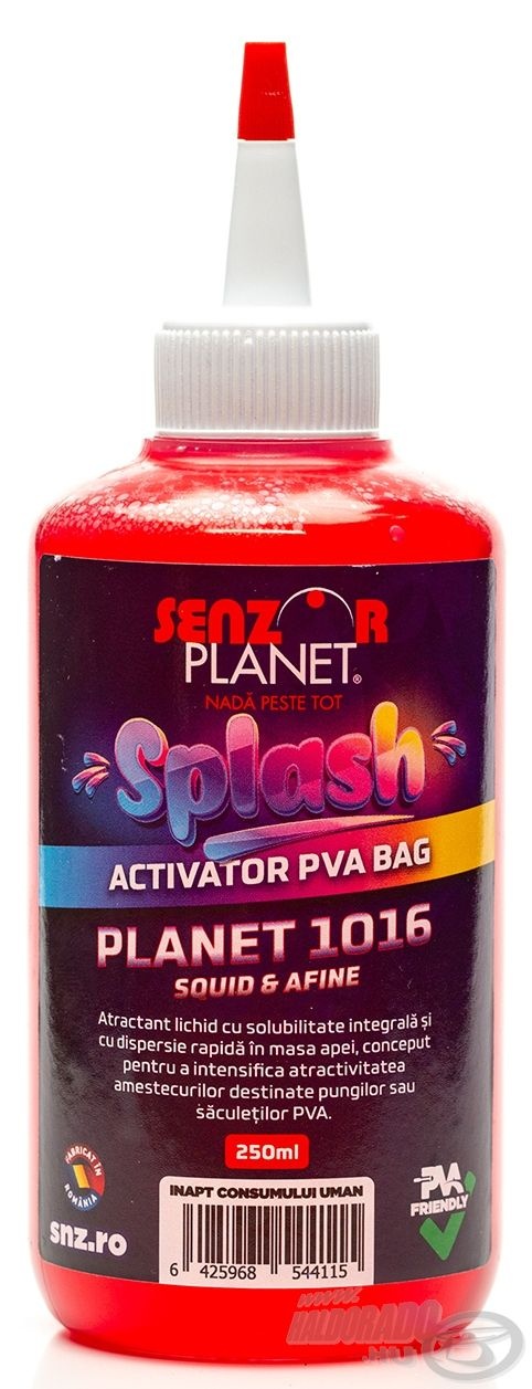 Senzor Planet Splash PVA Bag Activator - Tintahal-Áfonya - Haldorádó horgász áruház