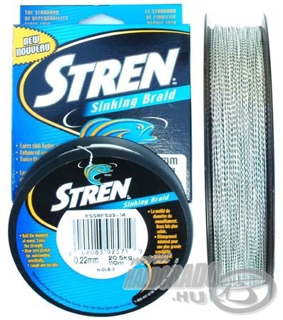 STREN Sinking Braid 0,16 mm - Haldorádó horgász áruház